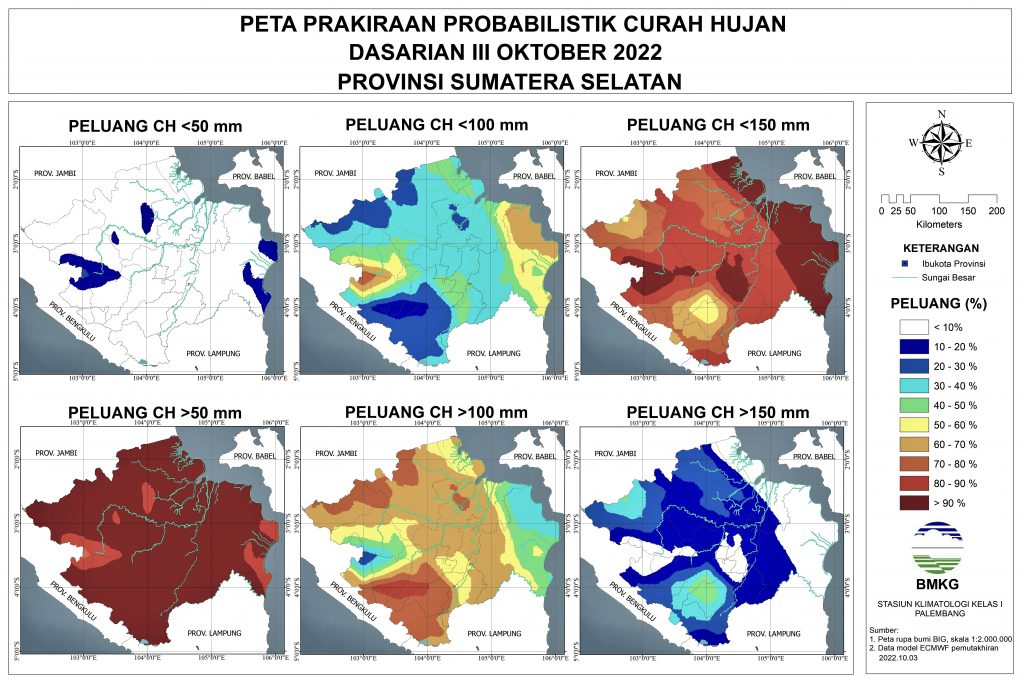 Prakiraan Probabilistik Curah Hujan Dasarian III Oktober 2022 (update ... Prakiraan Probabilistik Curah Hujan Dasarian III Oktober 2022 (update ...
