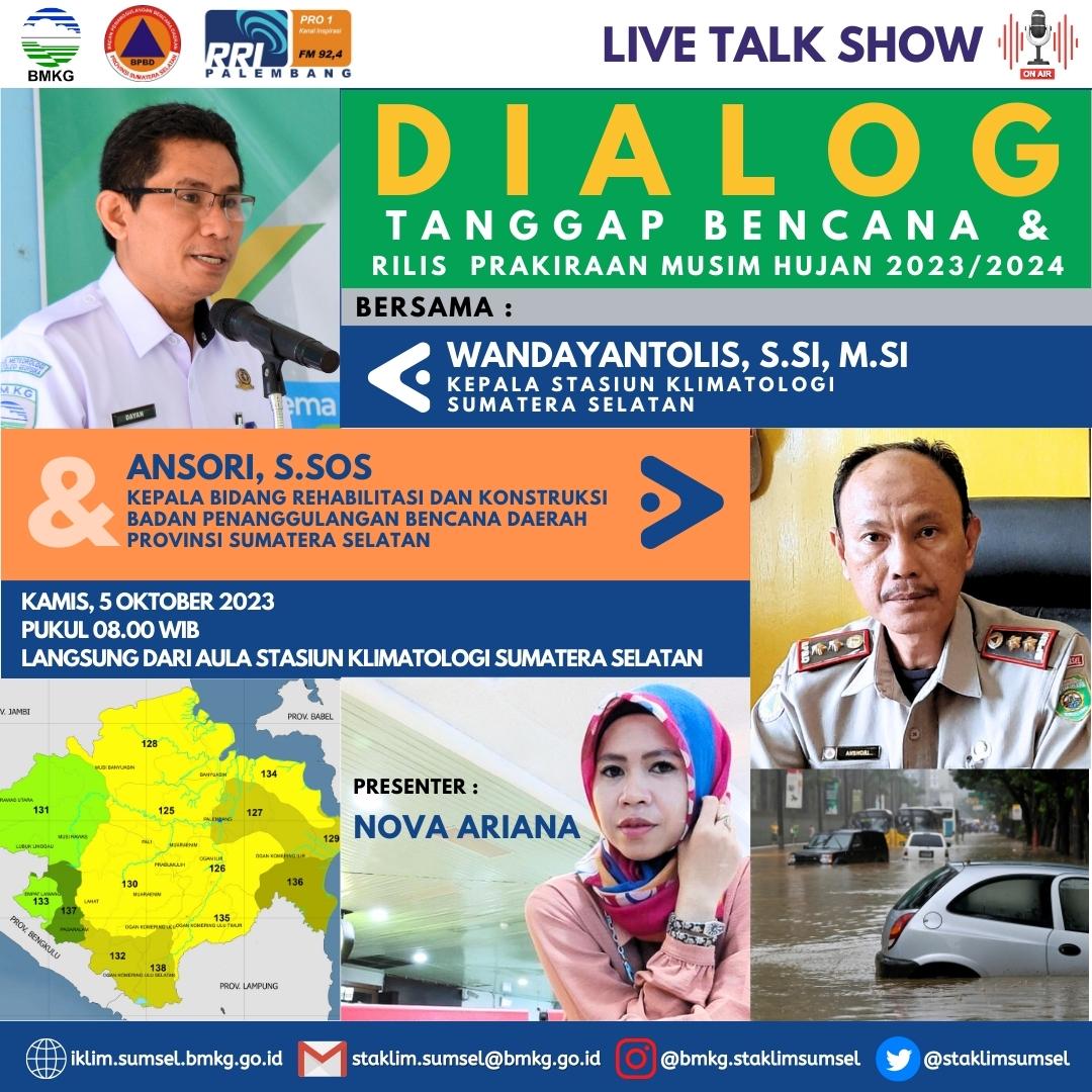 Rilis Prakiraan Musim Hujan 2023/2024 Bersama RRI Palembang – Stasiun ...