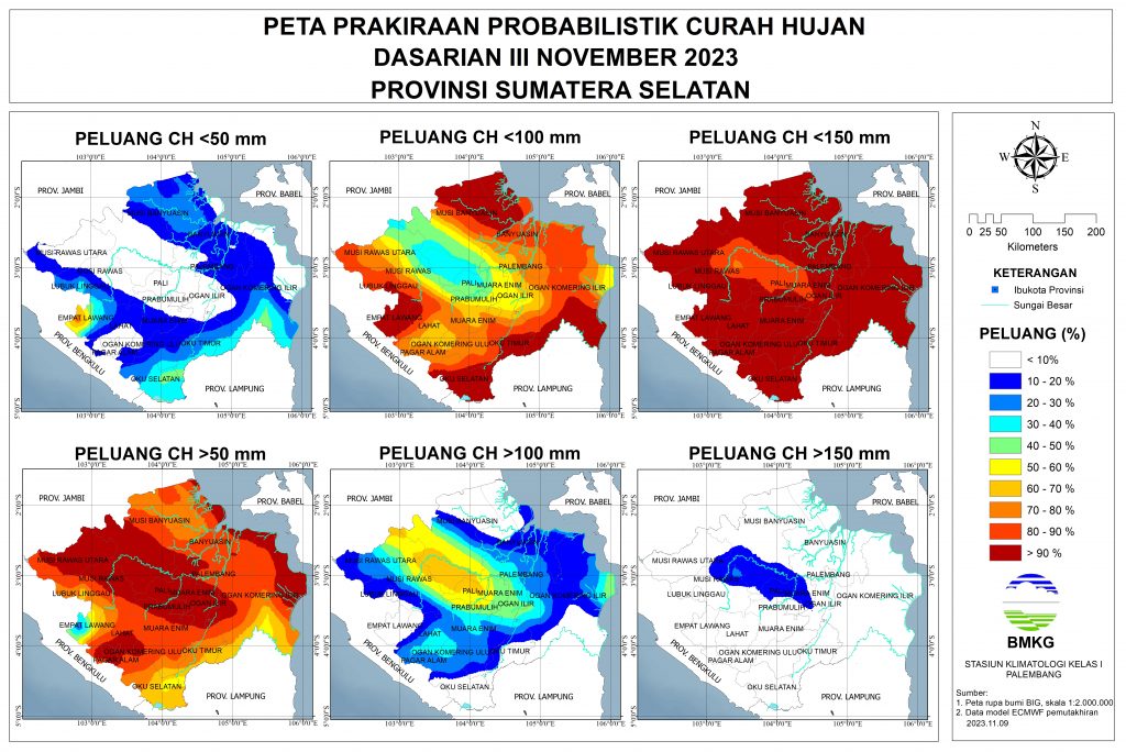 Prakiraan Probabilistik Curah Hujan Dasarian III November 2023 (update ... Prakiraan Probabilistik Curah Hujan Dasarian III November 2023 (update ...